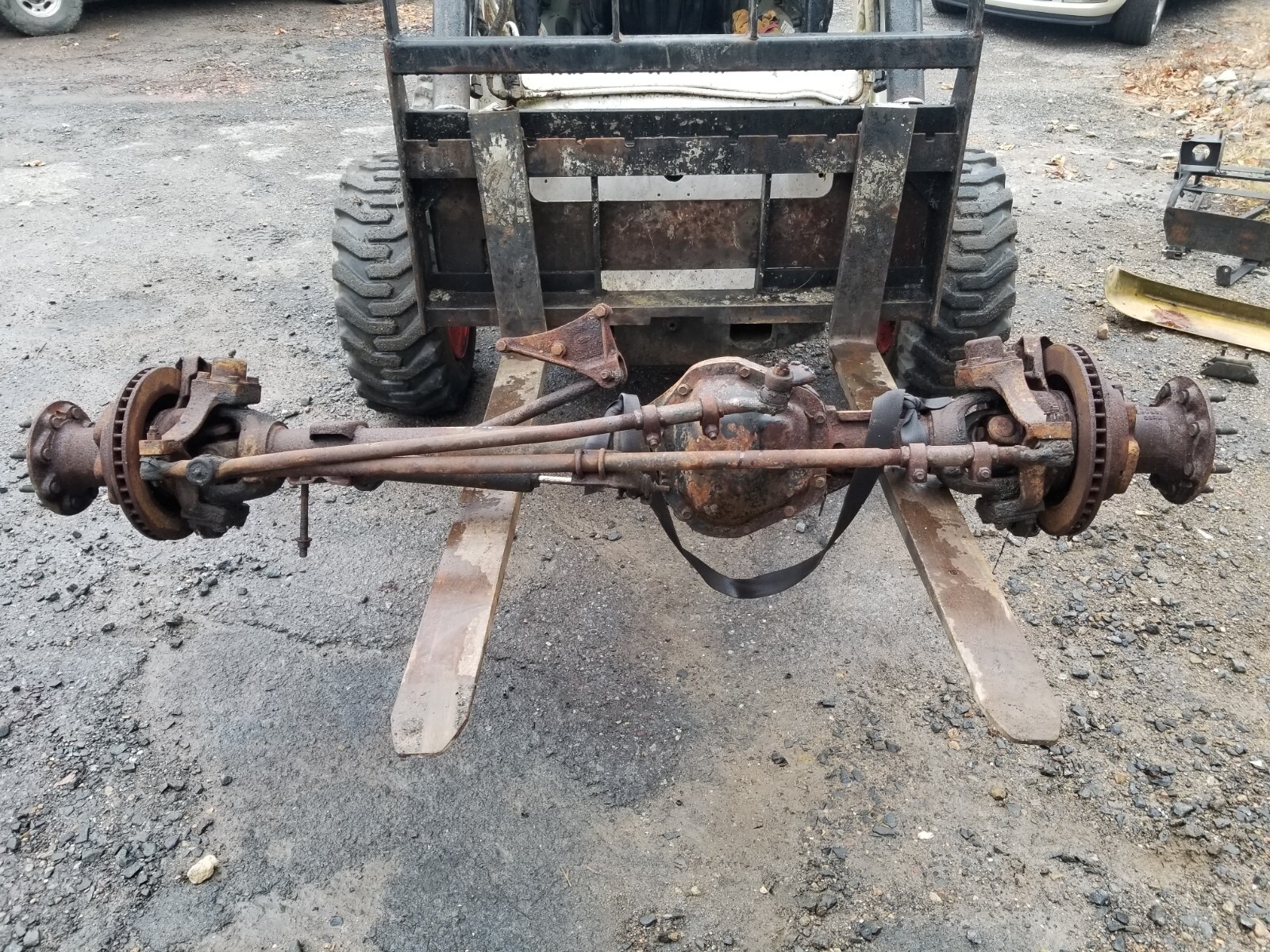 86-91 Kingpin Ford F350 Front Dana 60 Axle Assembly DRW 4.10 | eBay