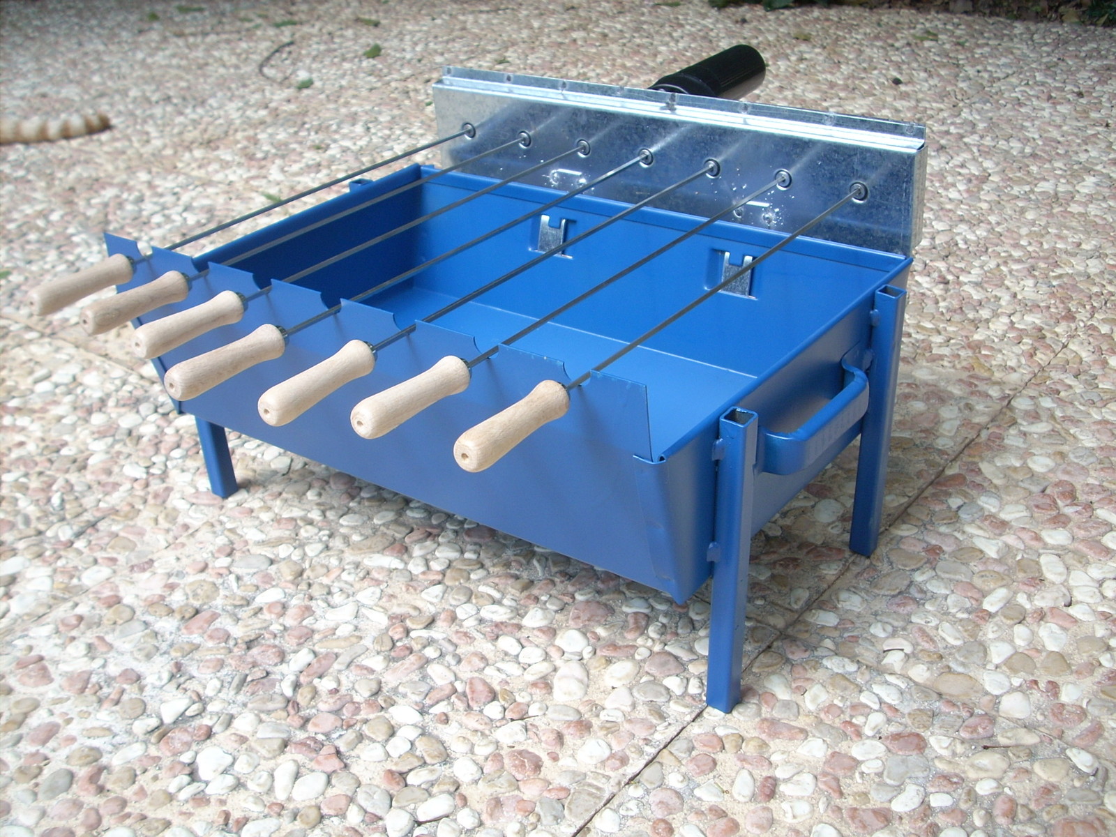 Cyprus Charcoal Barbecue Grill (Foukou) - Greek Cypriot Rotisserie BBQ ...