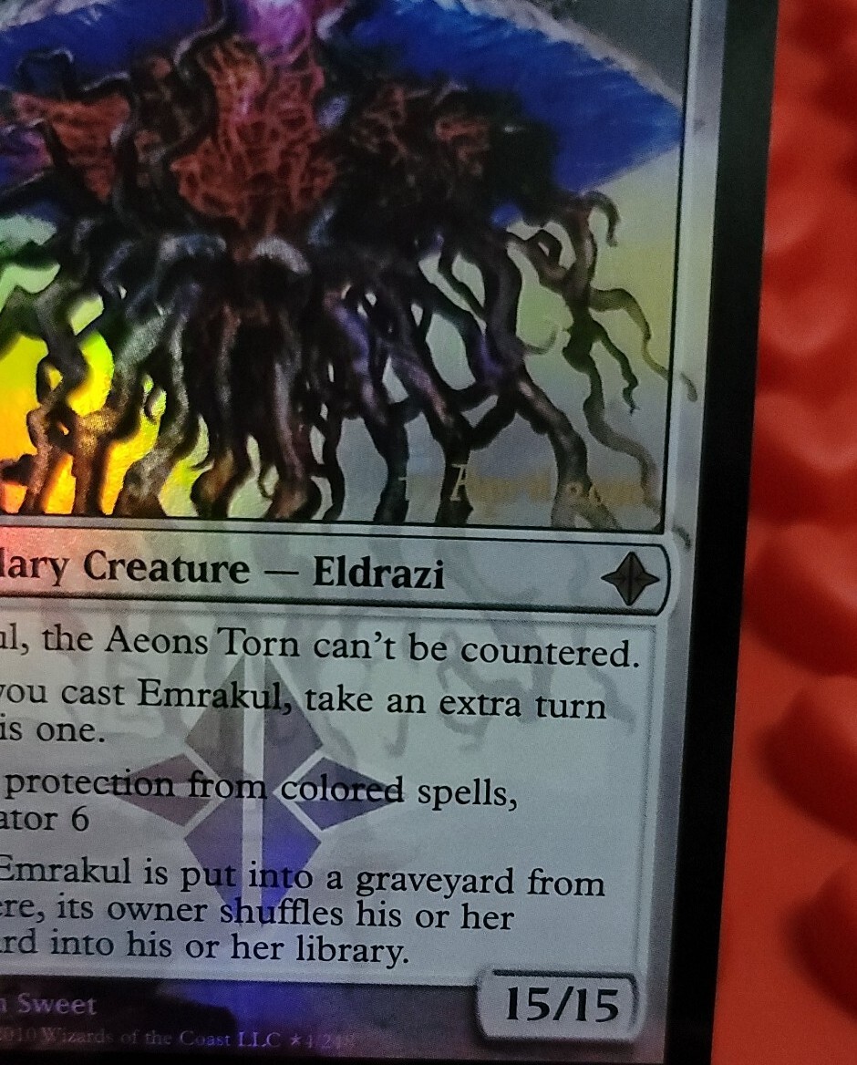 Promocao Emrakul Emrakul, O Fim Prometido Carta Proxy Personalizada,