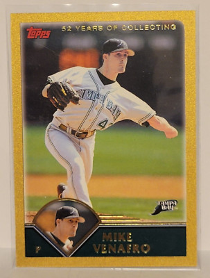 2003 Topps Traded Gold #T35 MIKE VENAFRO - Tampa Bay Rays - #/2003 NM ...