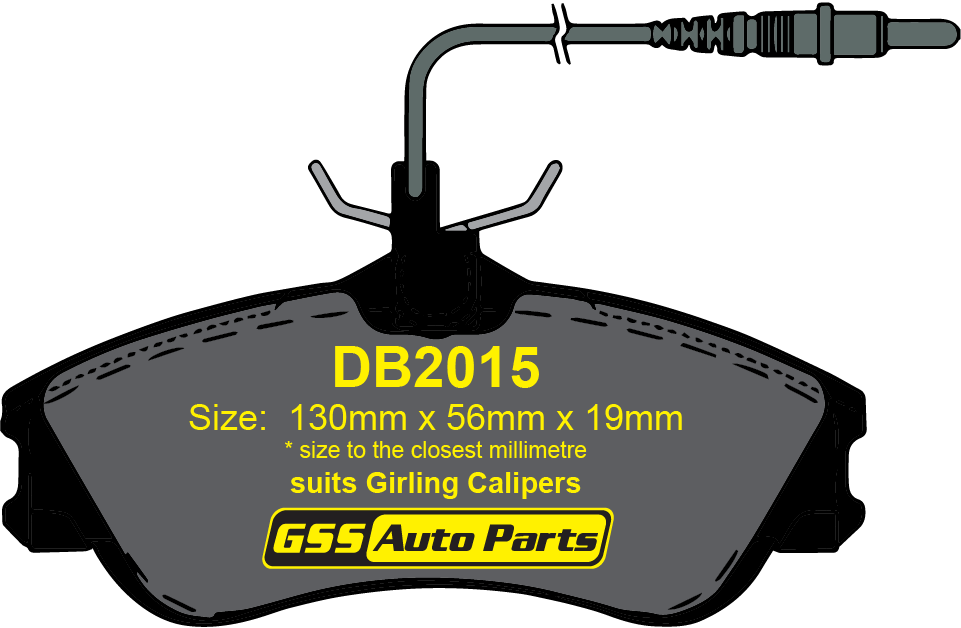 DBA Front Street Series Brake Pads DB2015SS DB2015 suits Girling ...