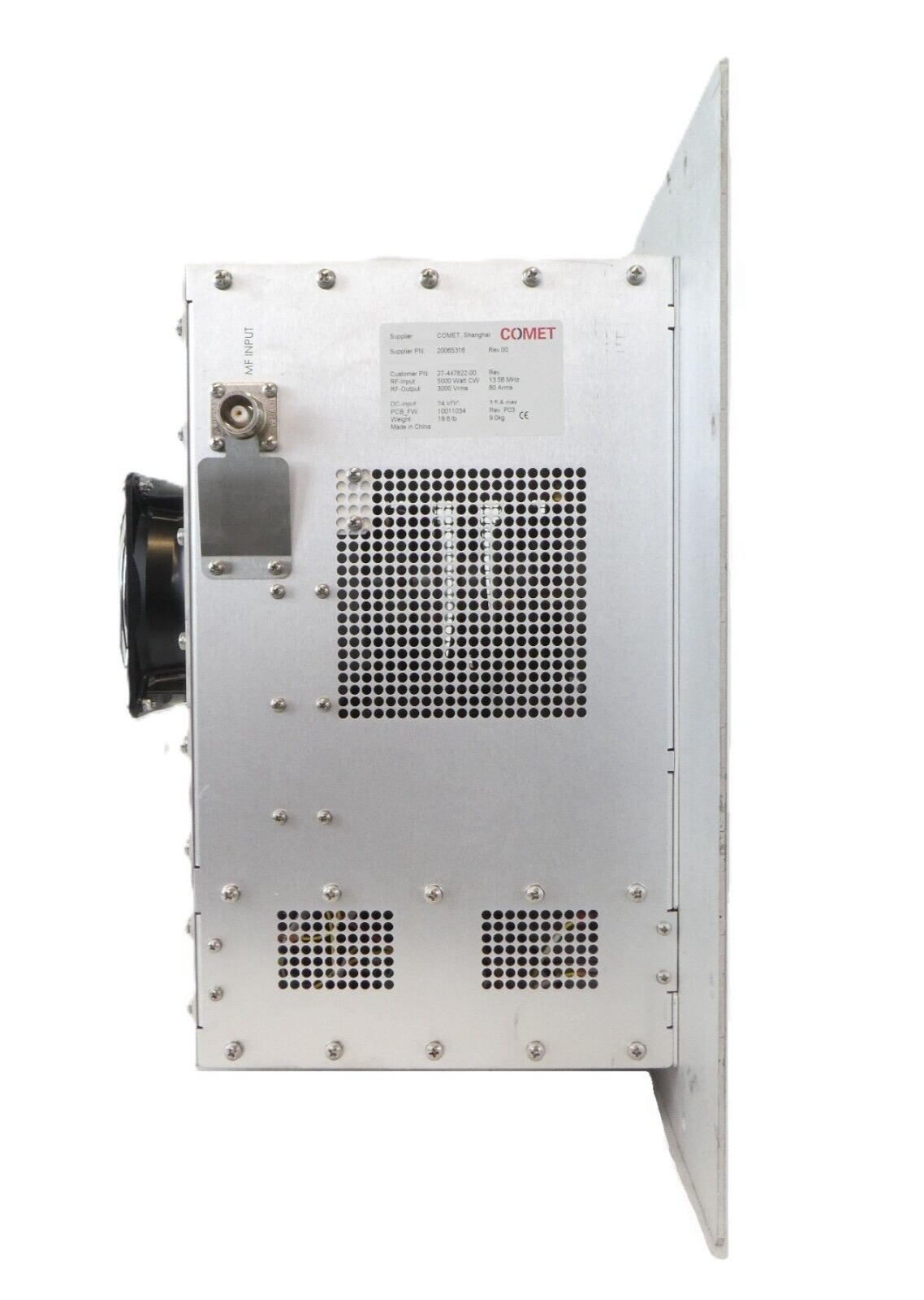 Comet Technologies 20065316 RF Match Novellus Systems 27-447822-00 ...