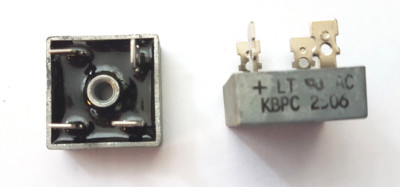 KBPC2506 Single-phase bridge rectifier; Urmax:600V; If:25A; Ifsm:400A ...