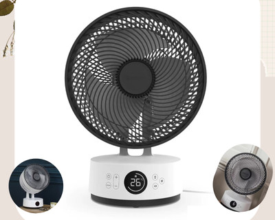 Meaco Sefte Table Fan Air Circulator Remote Control Portable Cooling ...
