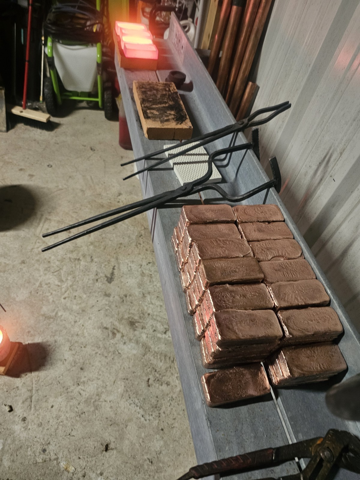 1 LB PURE COPPER BAR Hand-Poured | eBay