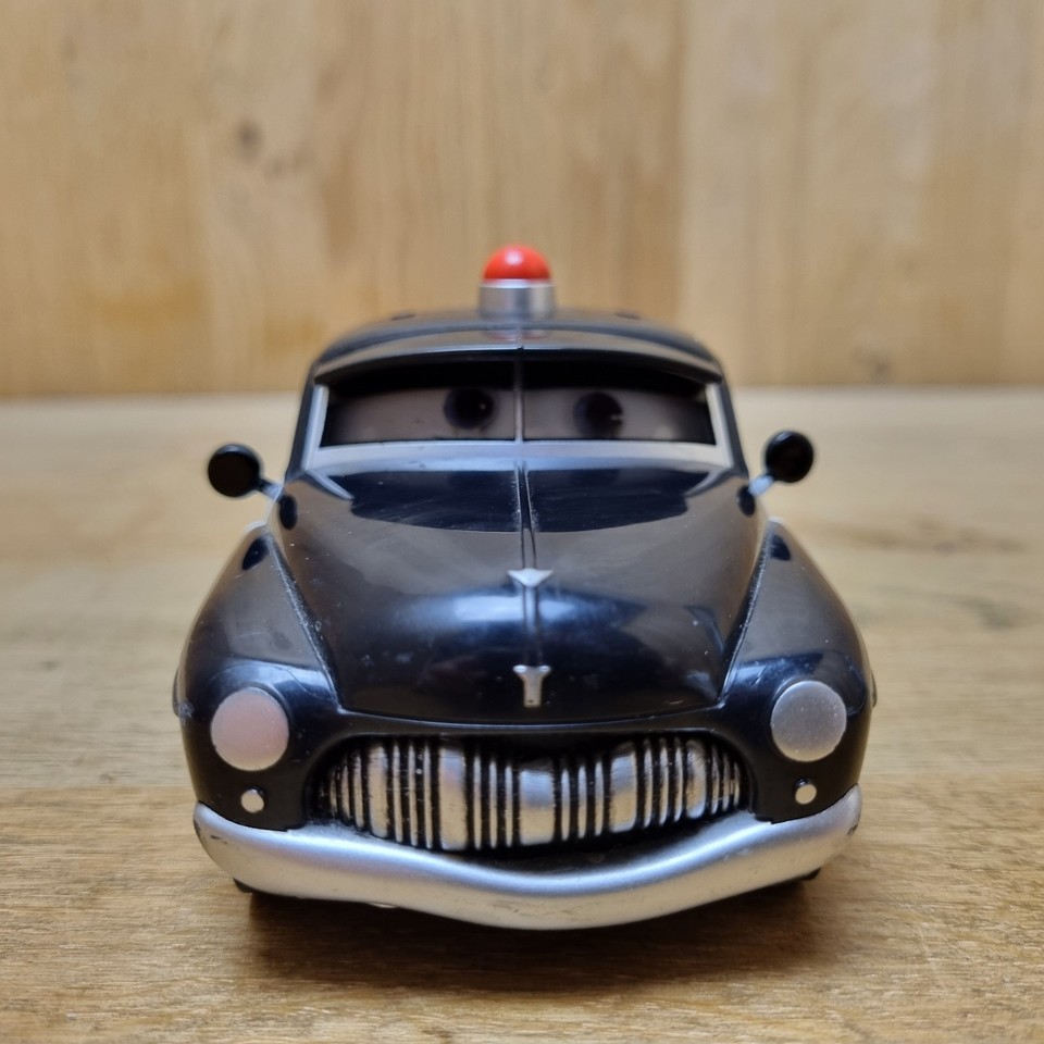 Disney Cars Sheriff Plastic Fricton Pull Back Toy Police Car | eBay UK