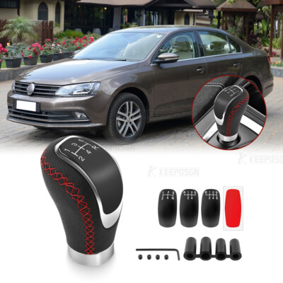 Manual Gear Stick Shift Knob Shifter Lever Head 5 Speed For VW Jetta ...