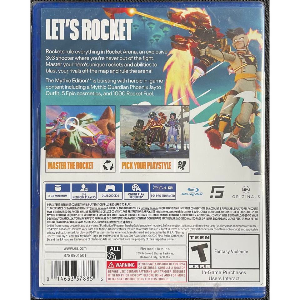 PS4 - Rocket Arena (Mythic Edition) - Brand NEW & Sealed PlayStation 4 ...
