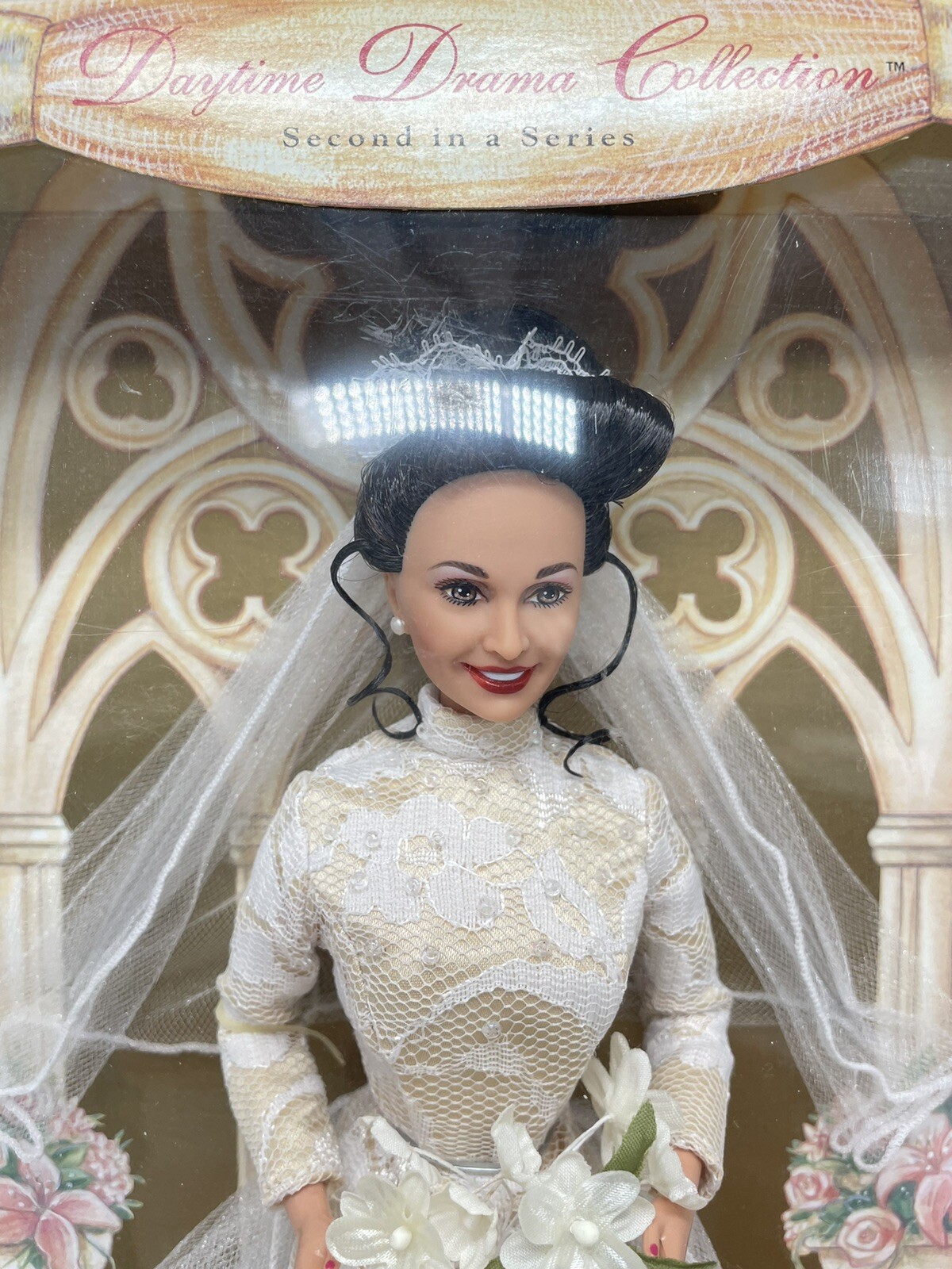 1999 "All My Children" Erica Kane Champagne Lace Wedding Barbie Doll ...