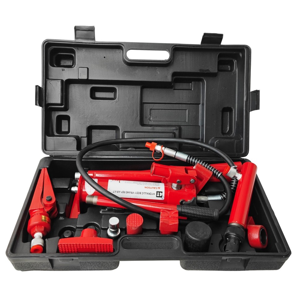 4T Hydraulic Jack Auto Body Frame Rep Air Kit Car Repair Jack Field ...