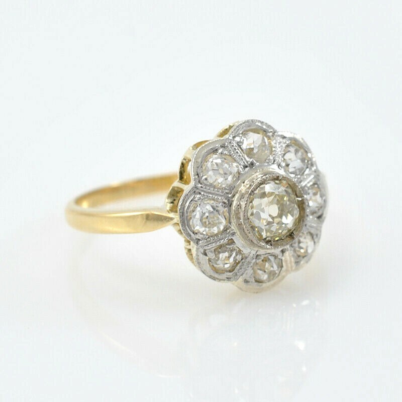 Vintage Engagement Rings 1900s Lovely Vintage Belle Epoque Diamond