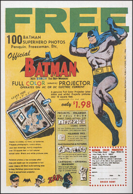 Vintage Batman Toy Ad Reproduction Print Advertising 17x12 | eBay