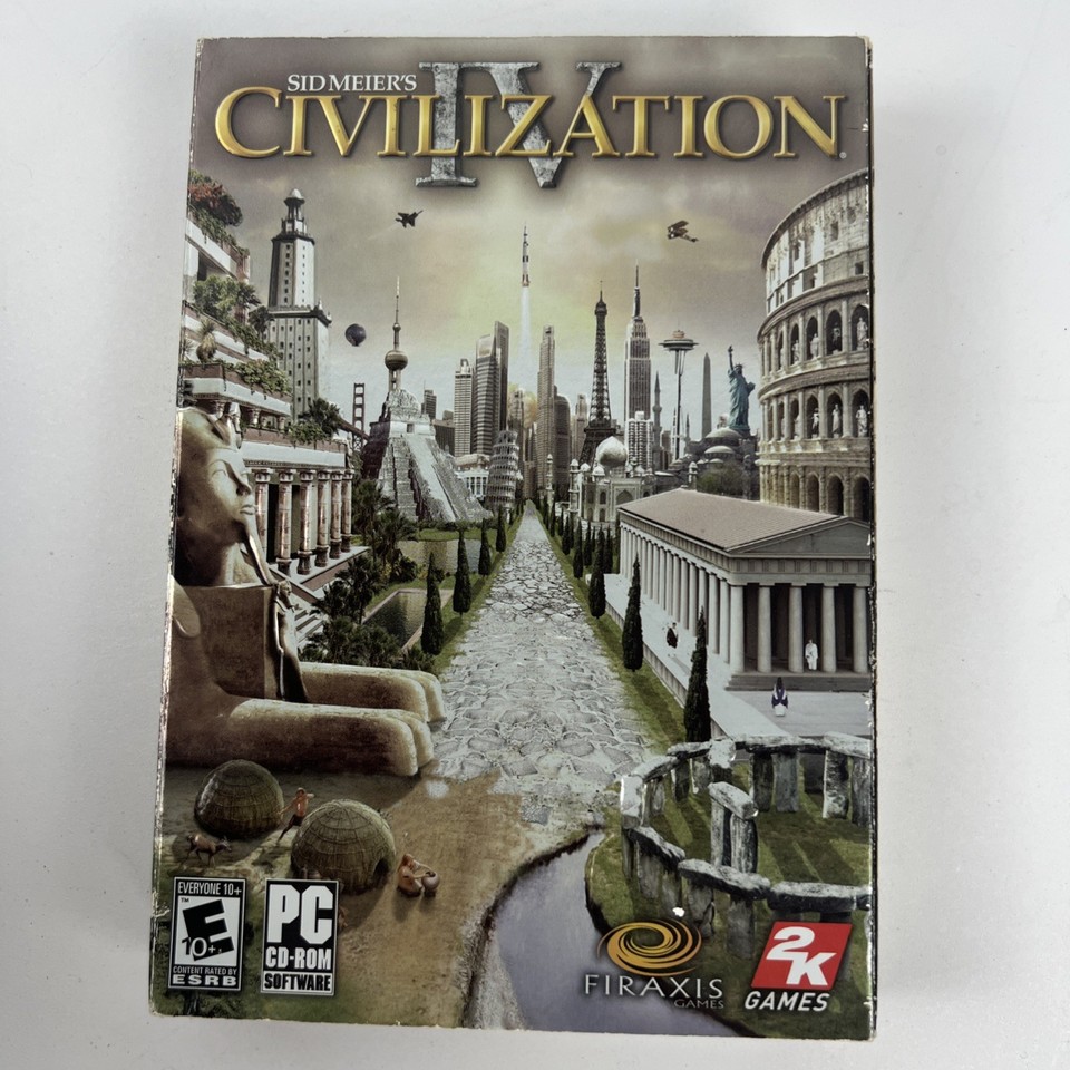 PC Game Lot of 7 - Including: StarCraft 2, Civilization IV, Total War ...