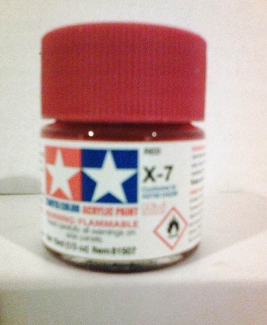 Tamiya X7 Red Acrylic Paint Jar 81507 Tam81507 for sale online | eBay