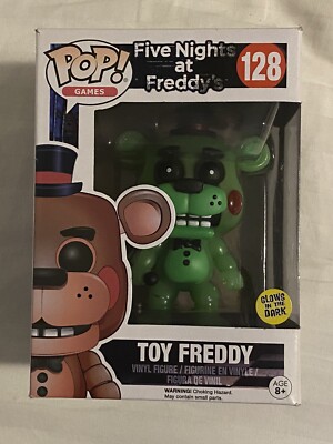 Funko POP! #128 Toy Freddy (Glow-in-the-Dark) - Five Nights at Freddy’s ...