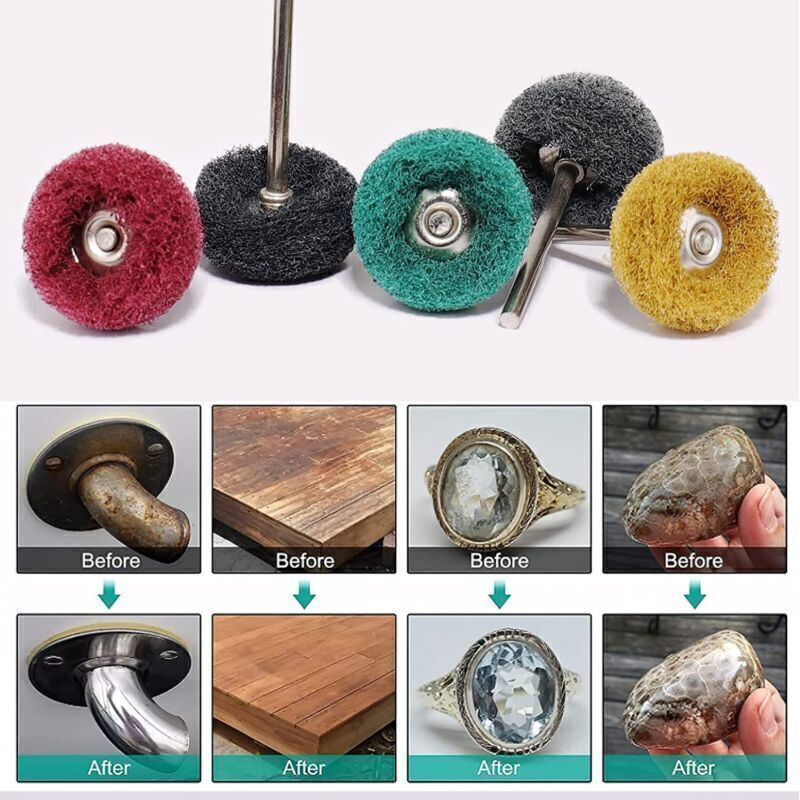 Wheel Buffing Polishing Set For Dremel Rotary Tool Bits Accessories ...