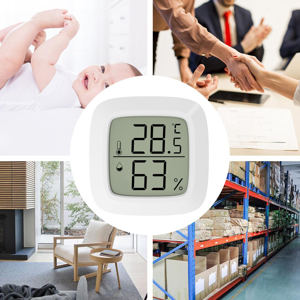 LCD Digital Room Thermometer Precise Versatile for Indoor Outdoor(B ...