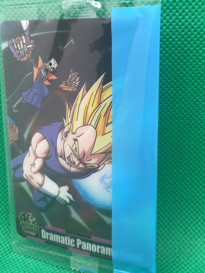 Vegeta Dragon Ball One Piece wafer card Dramatic Panorama JUMP 40th ...