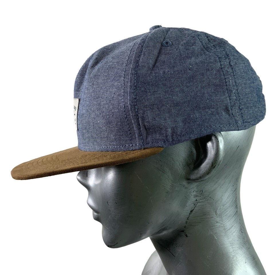 Timberland Baseball Cap Flat Bill Blue Brown Bill Oe Size Fits Most | eBay
