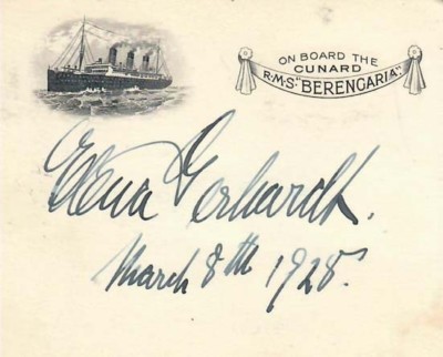 ELENA GERHARDT SIGNED AUTOGRAPH | eBay UK