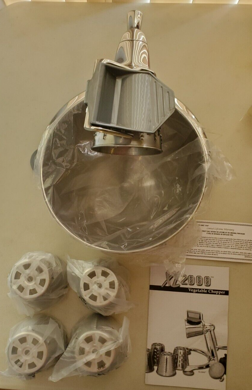 Vegetable Chopper Dynamic Food Processor with 5 Stainless Steel ...
