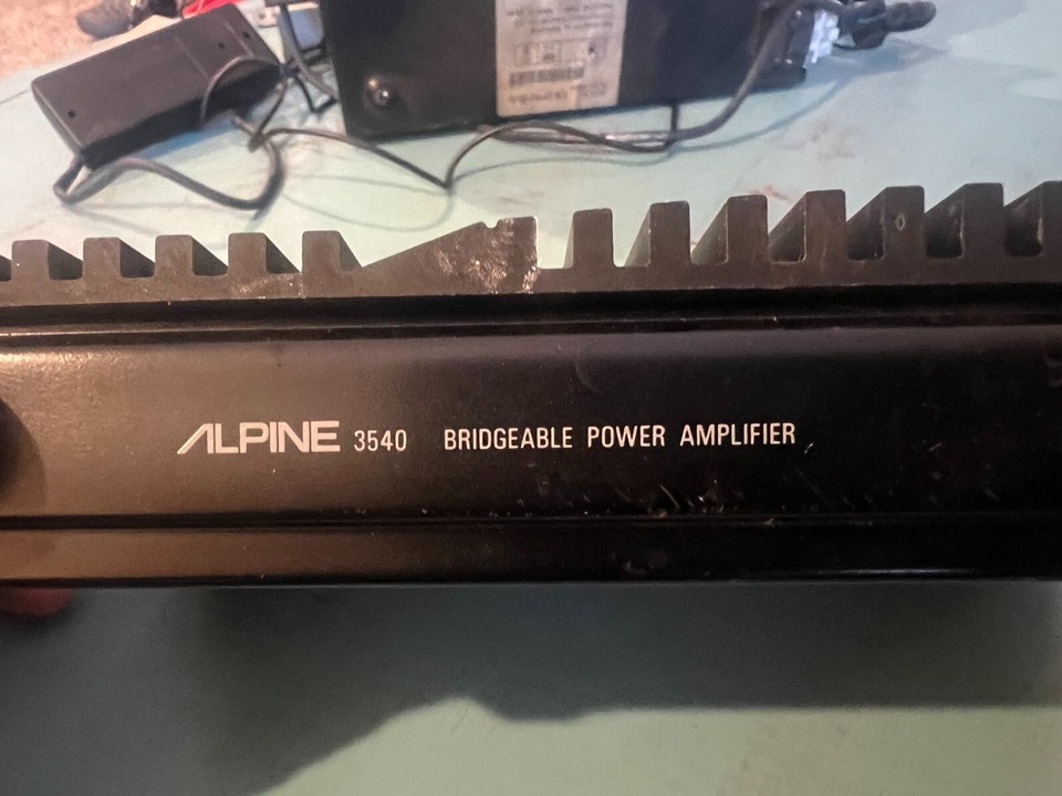 Alpine 3540 Vintage Car Audio Amplifier | 2 Channels | Car Audio ...