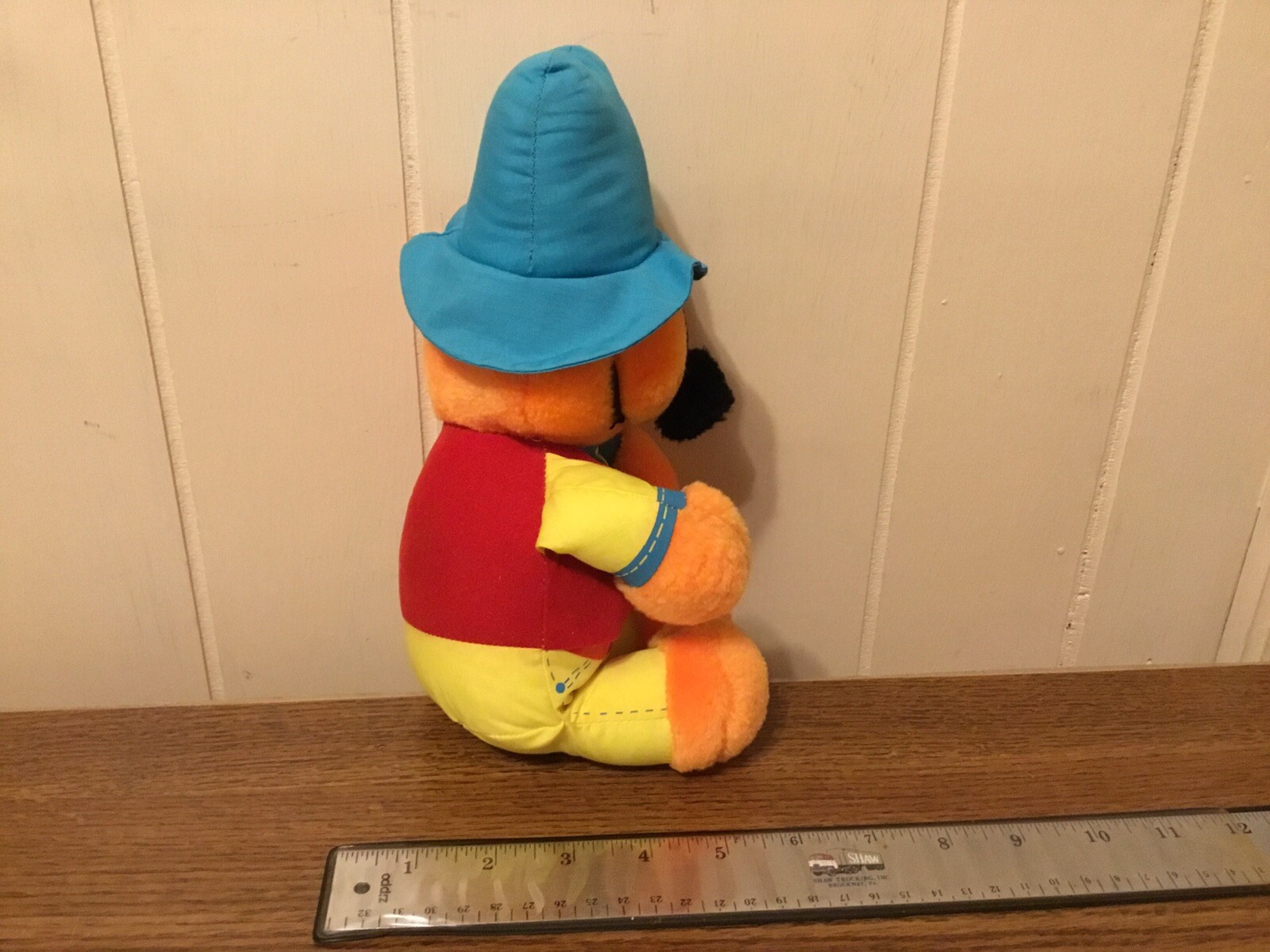 VINTAGE 1981 KNICKERBOCKER SHERIFF HEATHCLIFF STUFFED ANIMAL PLUSH TOY ...