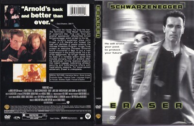 Eraser (Fullscreen/Widescreen DVD, 1997) Arnold Schwarzenegger ...