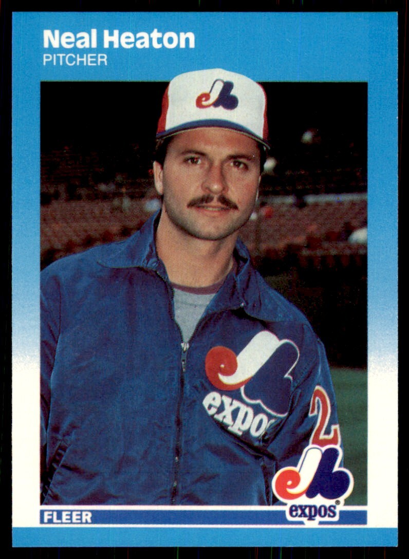 1987 Fleer Update Glossy. Neal Heaton . Montreal Expos #U-43 | eBay
