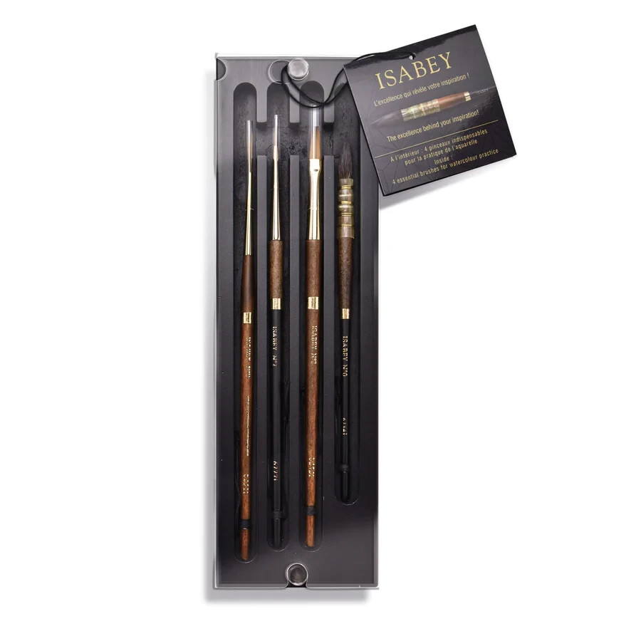 Isabey 4-Piece Watercolour Brush Set | eBay