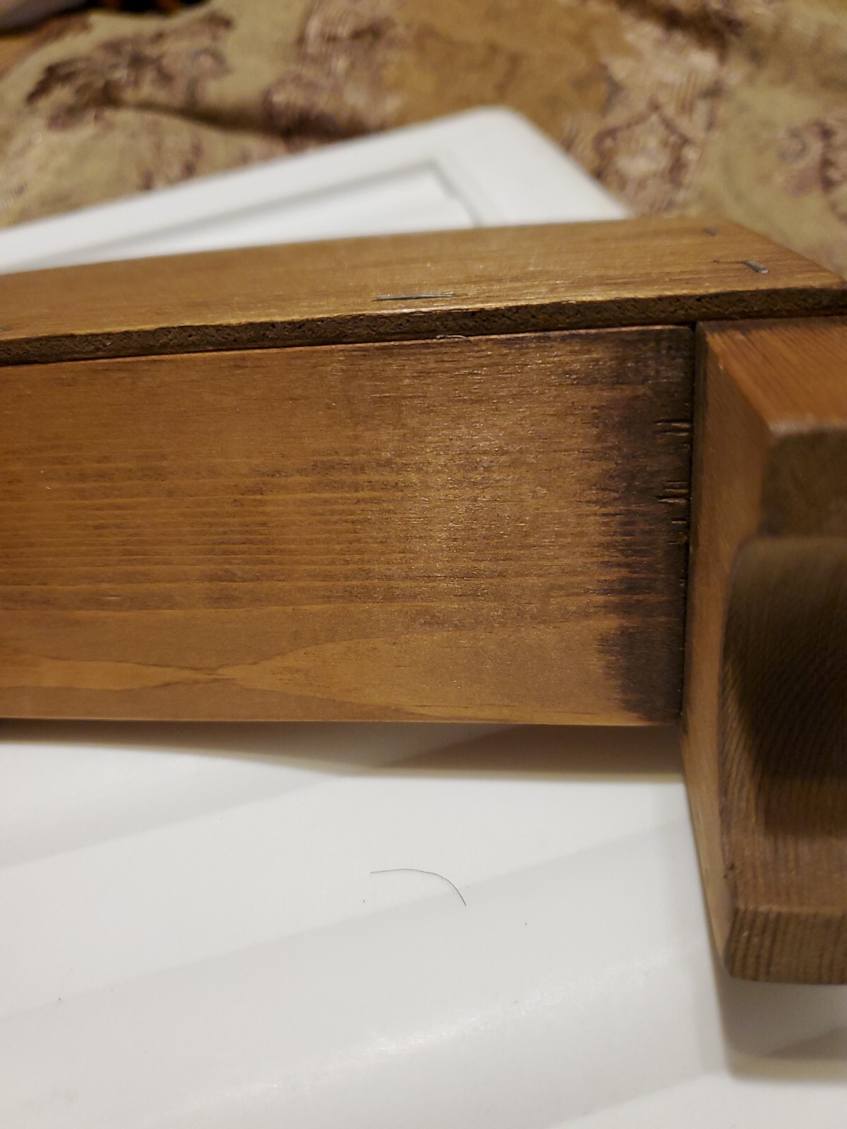 Vintage Hand Painted Wooden Bench Strawberries | eBay