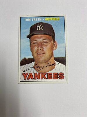 1967 Topps Baseball Tom Tresh New York Yankees Card #289 | eBay