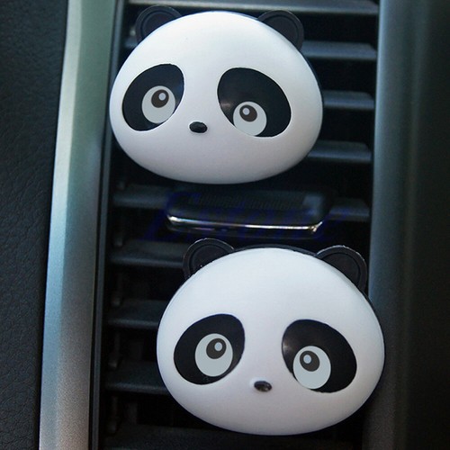 2x Auto Dashboard Air Freshener blink Panda Perfume Diffuser HOT ITEM ...