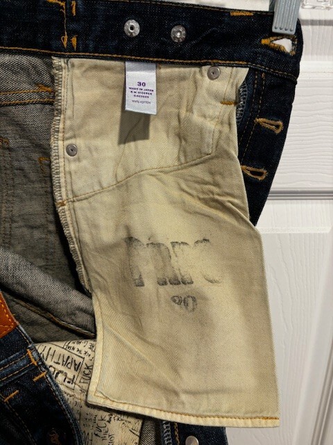 RARE! $897 PRPS JAPAN P39P011 IMPALA RELAXED FIT GRAPHITE DIRTY MINER ...