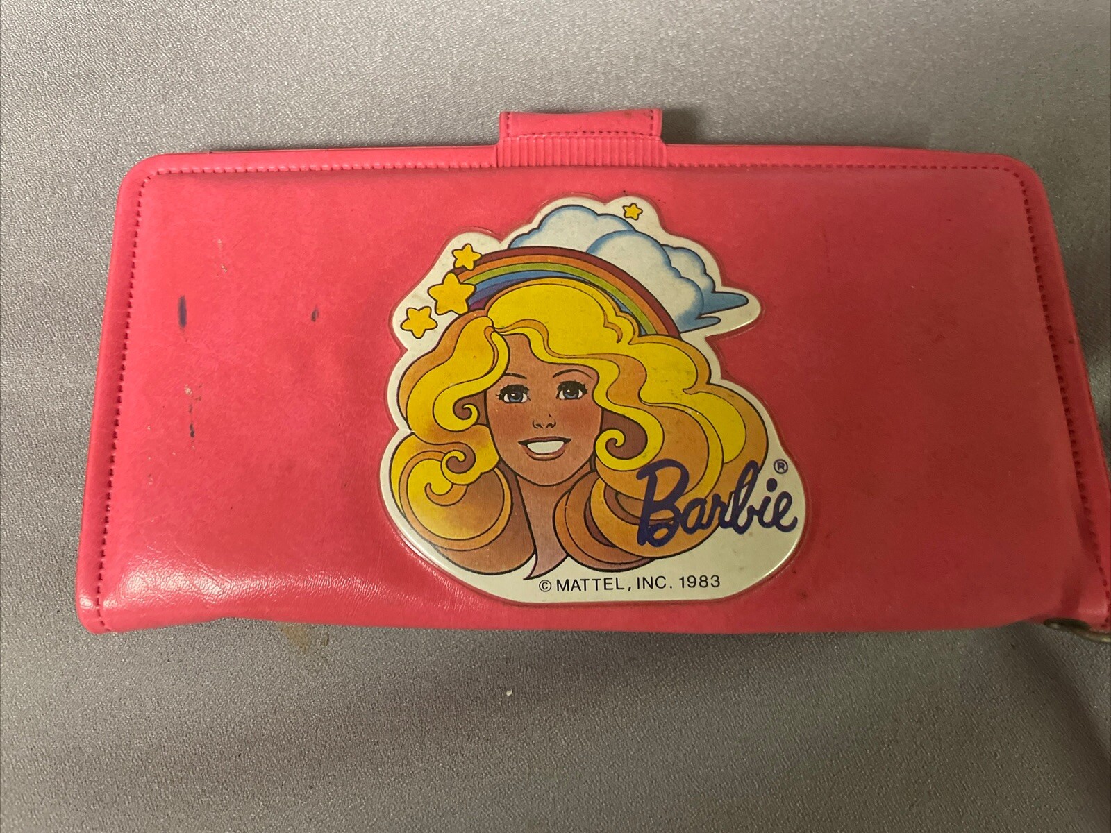 1983 Barbie Wallet Pink fully functional great condit… - Gem