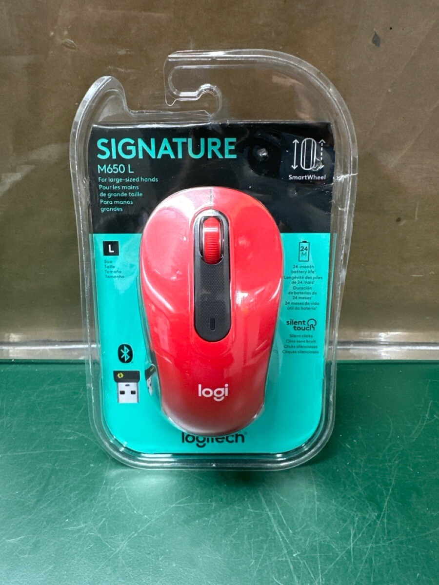 Logitech M650L Silent Touch Wireless Bluetooth Mouse (E10033501 ...