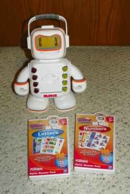 Playskool - ALPHIE Robot Figure w/ Numbers & Letters Booster Packs | eBay