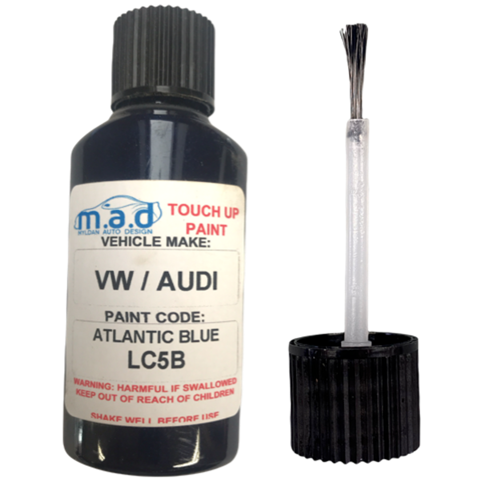 Vw Atlantic Blue Lc5b Paint 30ml Touch Up Kit Scratch Volkswagen Golf ...