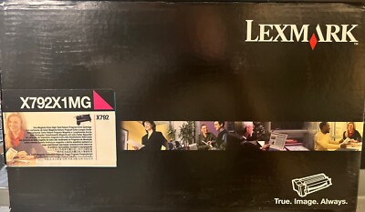 Genuine Lexmark X792 Magenta High Yield Toner Cartridge X792X1MG NEW ...