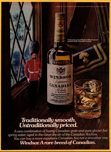 Windsor Canadian Whiskey Grenadier Guards - Print Ad / Poster Promo Art ...