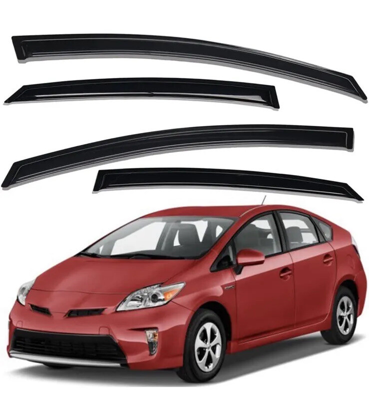 For 2010-2015 Toyota Prius 4Pc Sun/Rain Guard WV94181 Excludes V & C ...