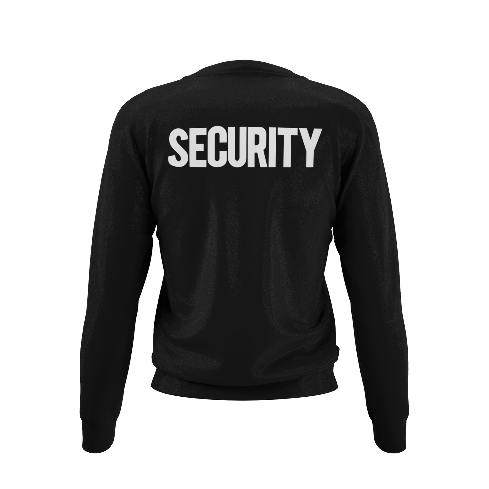 NYC Factory Security Sweatshirt Front Back Print Mens Staff Event ...