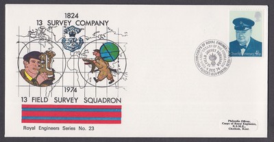 British Forces 1974 Cover 23 Royal Engineers Survey Company Field ...