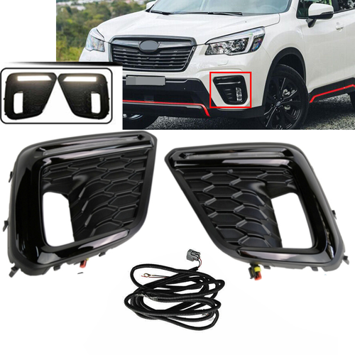 LED Fog Lights For 2019-2020 2021 SUBARU Forester DRL Front Lamps Cover ...