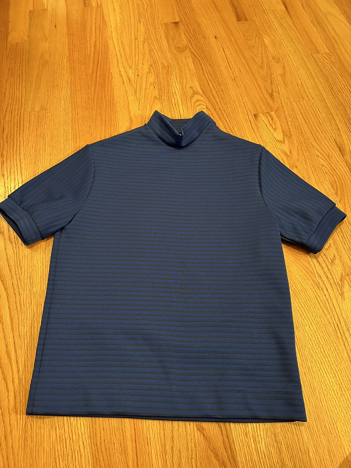 Alexander Shields I Magnin Striped Short Sleeve Shoul… - Gem