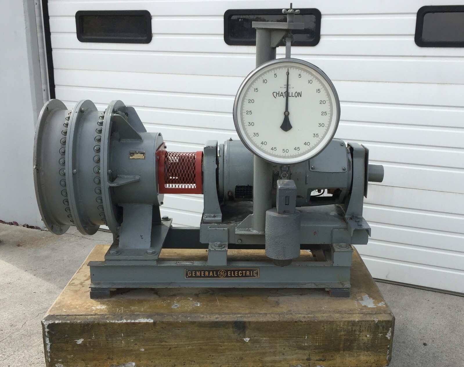 GE KINAMATIC FAN DYNAMOMETER 5-GDY-34-B1, 7A5-A1, 7.5KW 240V SHUNT ...