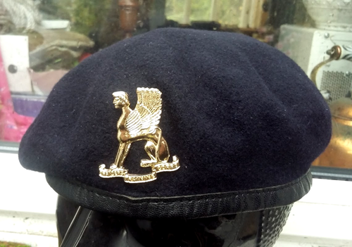 LEEDS UNIVERSITY OTC BERET & Badge UOTC British Army Issue 61 cm XL ...