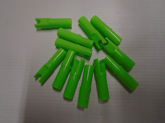 @NEW@ 12-- Parker Red Hot Capture Nocks! .300 carbon arrow bolts green ...