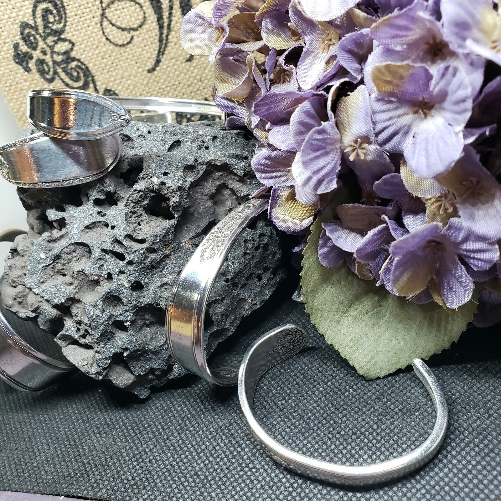 silverware silver plate/stainles spoon cuff bracelet handmade wholesale ...