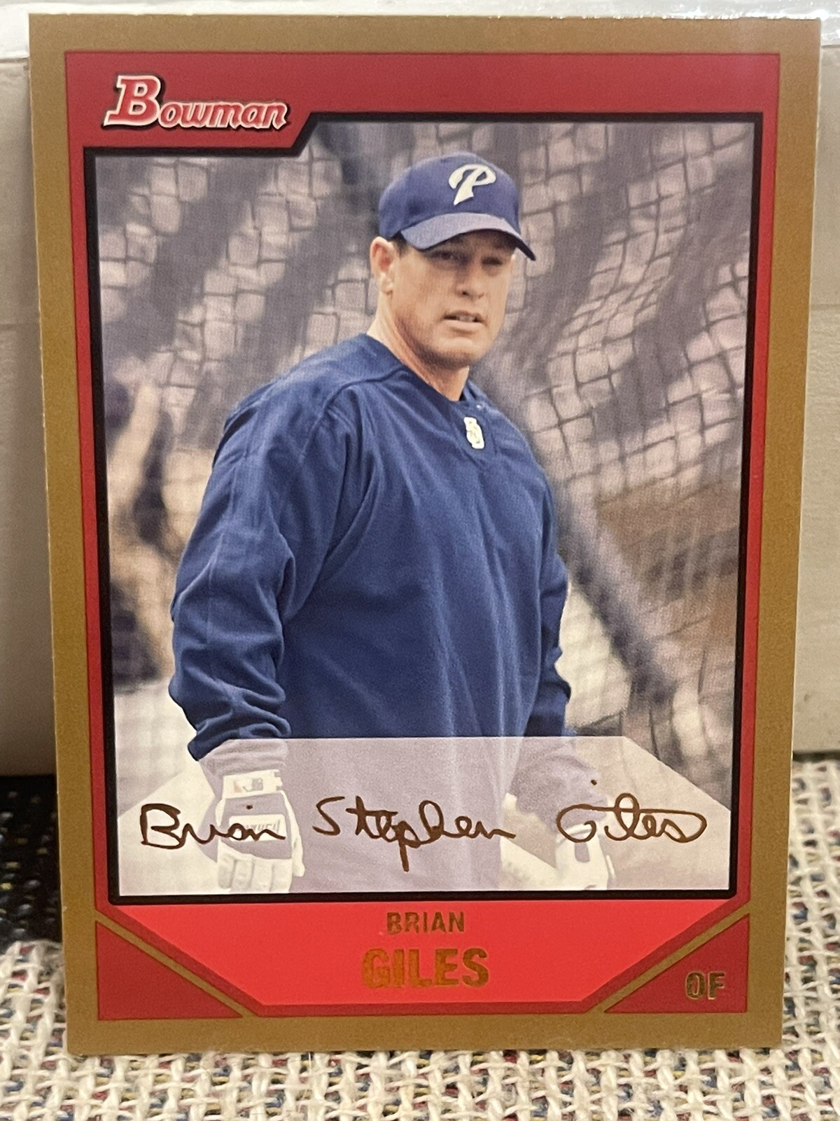 2007 Bowman Gold #74 Brian Giles San Diego Padres | eBay